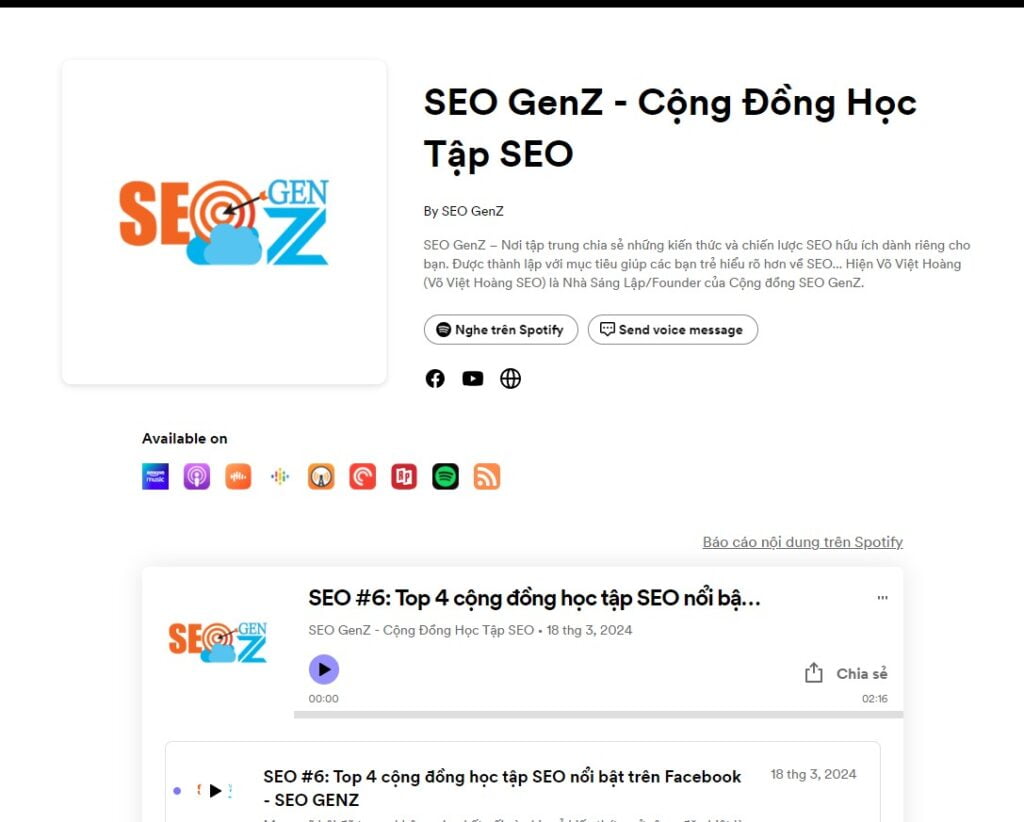 Cộng Đồng Học Tập SEO - SEO GenZ có gì? Ai thành lập?