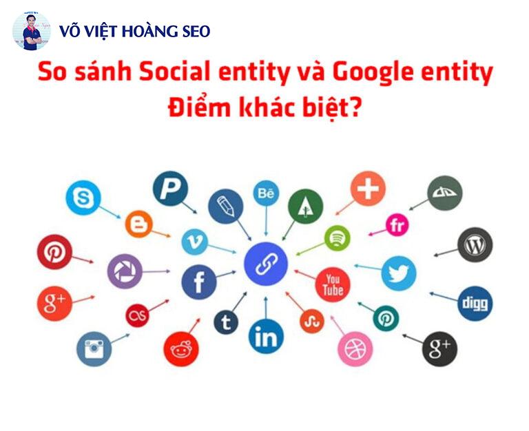 So sánh Social entity và Google entity - Điểm khác biệt?