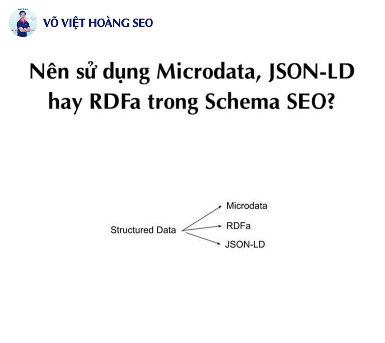 Nên sử dụng Microdata, JSON-LD hay RDFa trong Schema SEO?